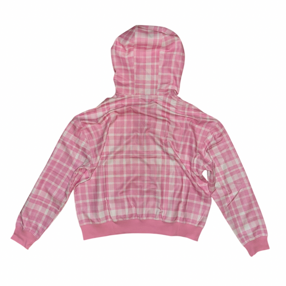 Corazon STATIC PINK WAFFLE ZIP UP